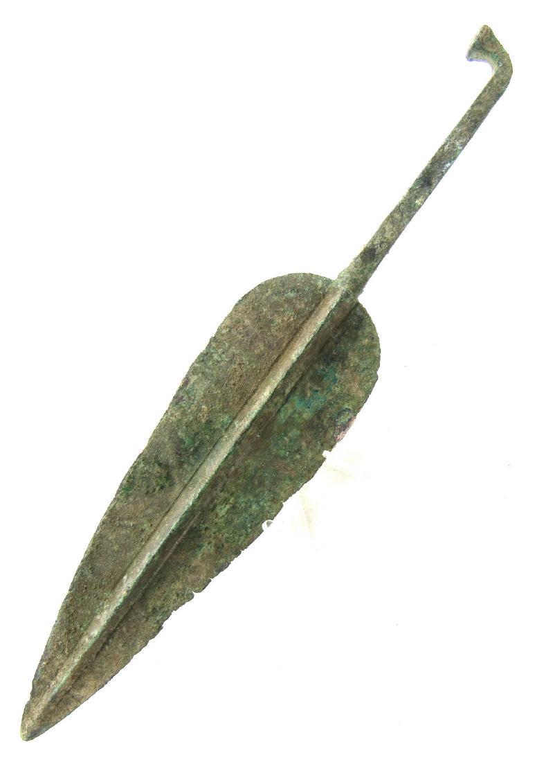Ancient Greek Bronze Dagger with Handle