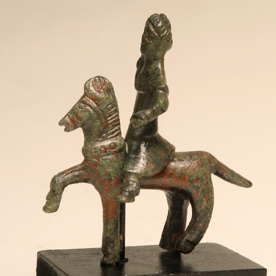 Celtic Bronze Horse & Rider, c. 1st Century B.C./A.D.