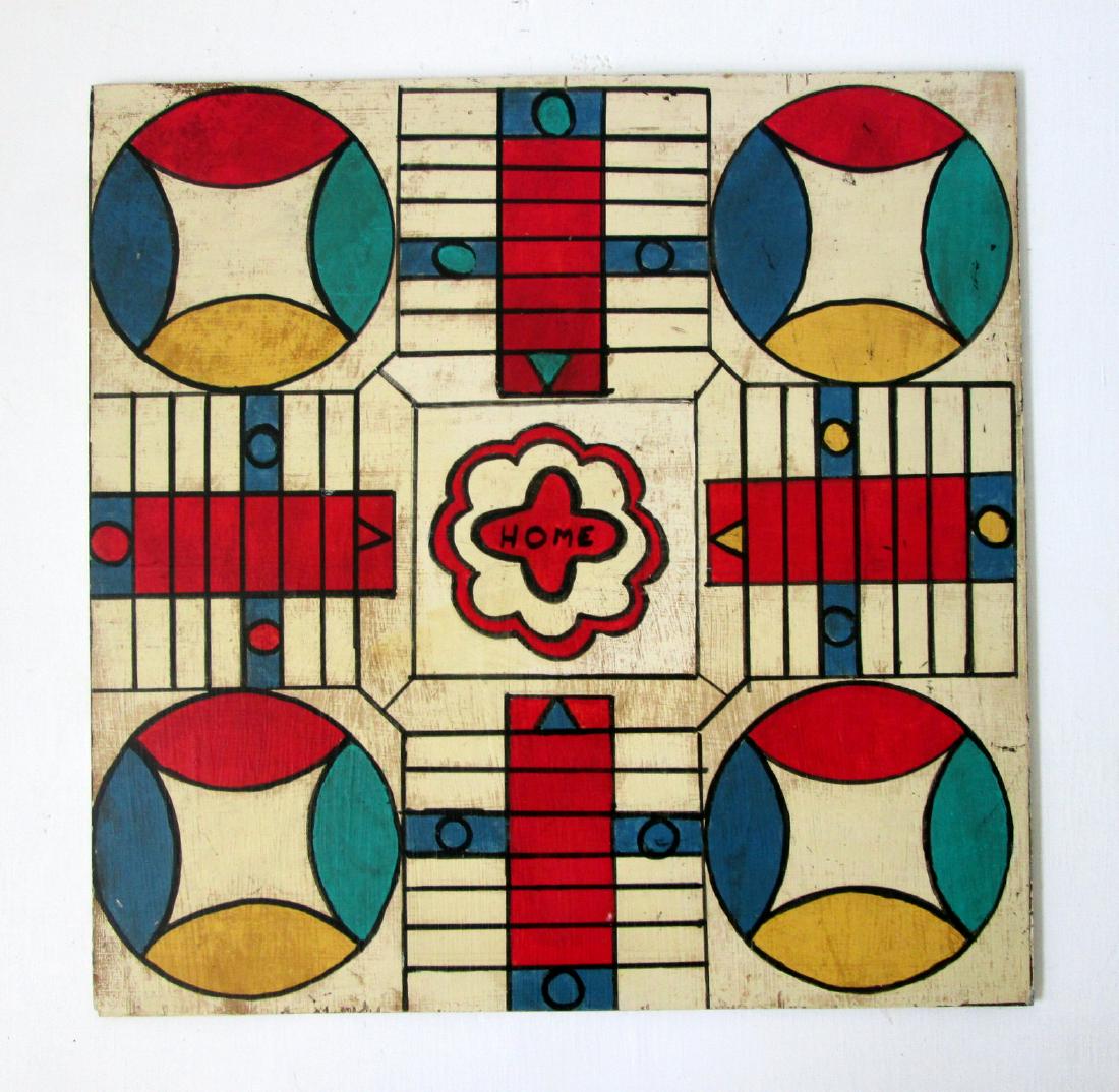Colorful Parcheesi Gameboard