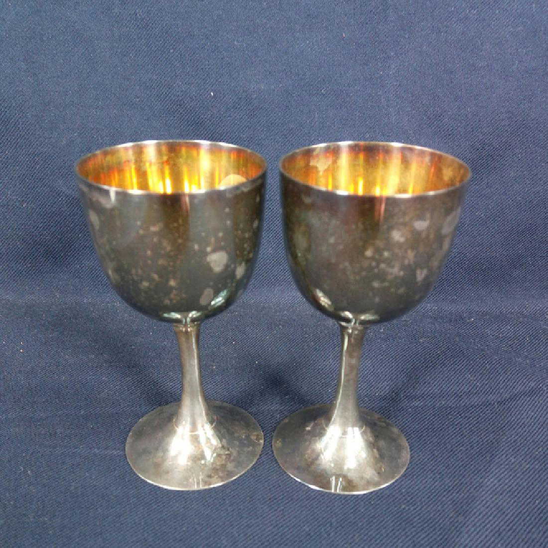 Antique Pair Silver Japanese Sake Cup With Mark antique-pair-silver-japanese-sake-cup-with-mark