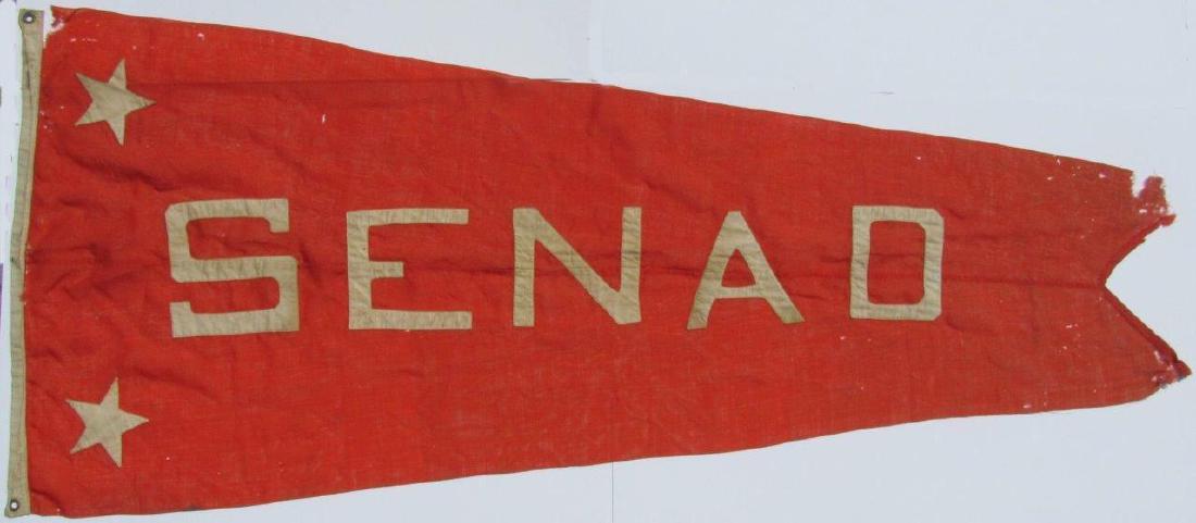 19th Century NAUTICAL MARITIME SHIP PENNANT FLAG, ID'd - Sep 26, 2018 ...
