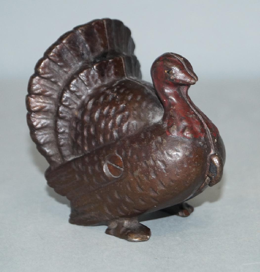 Turkey Cast Iron Still Penny Bank