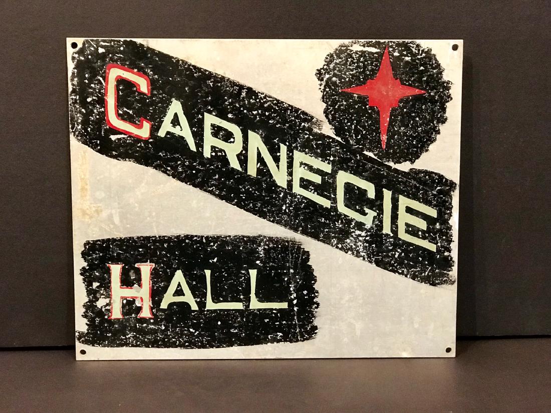 CARNEGIE HALL sign