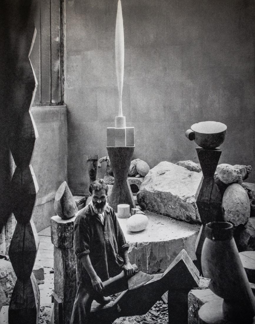 EDWARD STEICHEN - Brancusi in his Studio, Paris, 1927