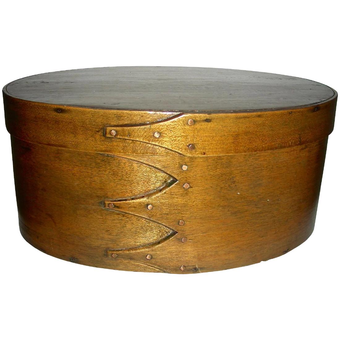 11 1/4" Oval Shaker Box w/ 4 Fingers