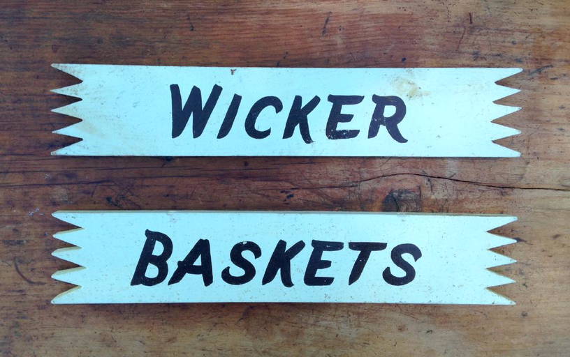 Pair 1960's Country Store Signs