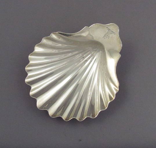 George Iii Sterling Silver Butter Shell