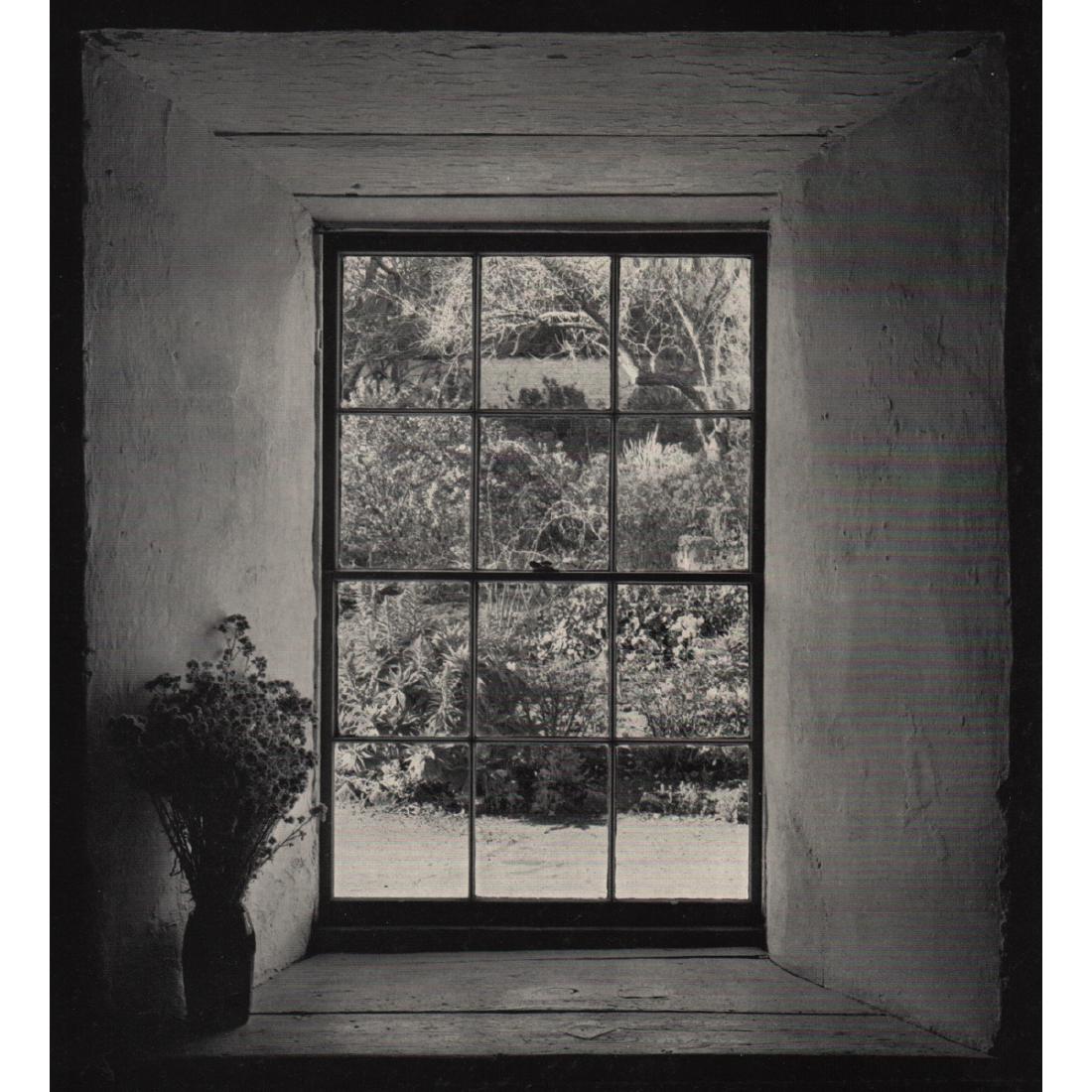 ANSEL ADAMS - Window, Robert Louis Stevenson House