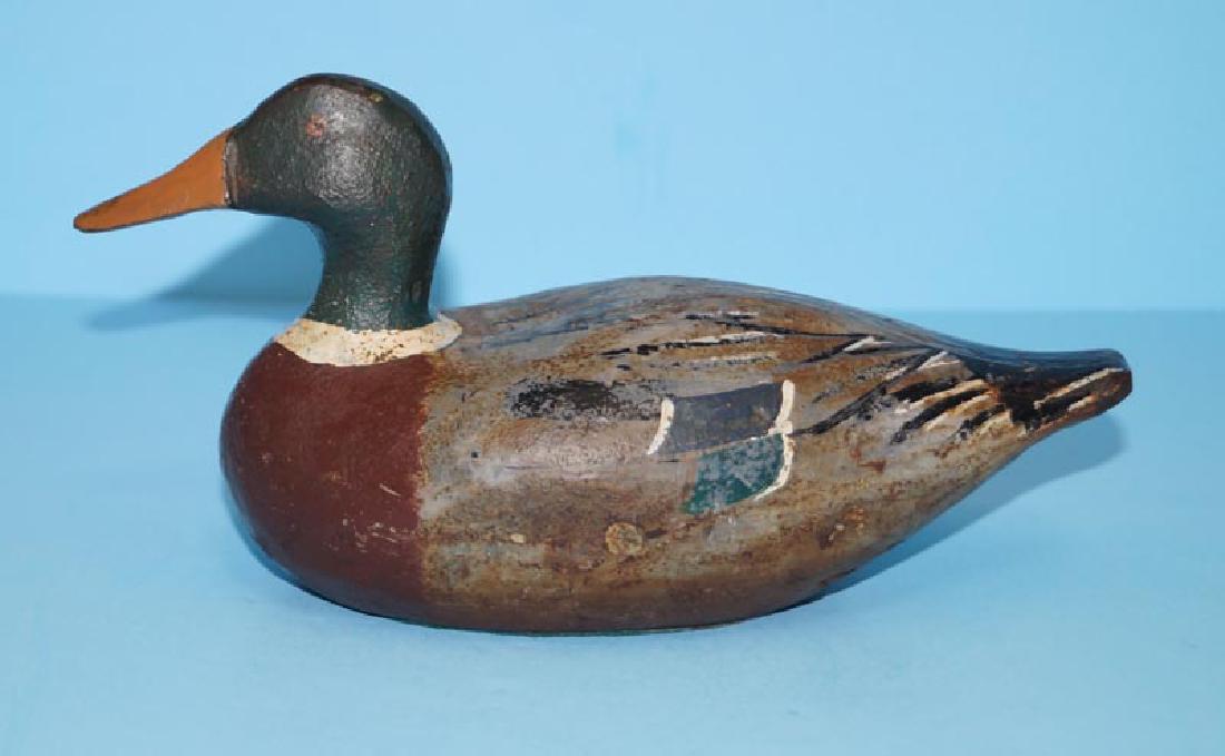 Vintage Mallard Duck Cast Iron Sink Box Decoy