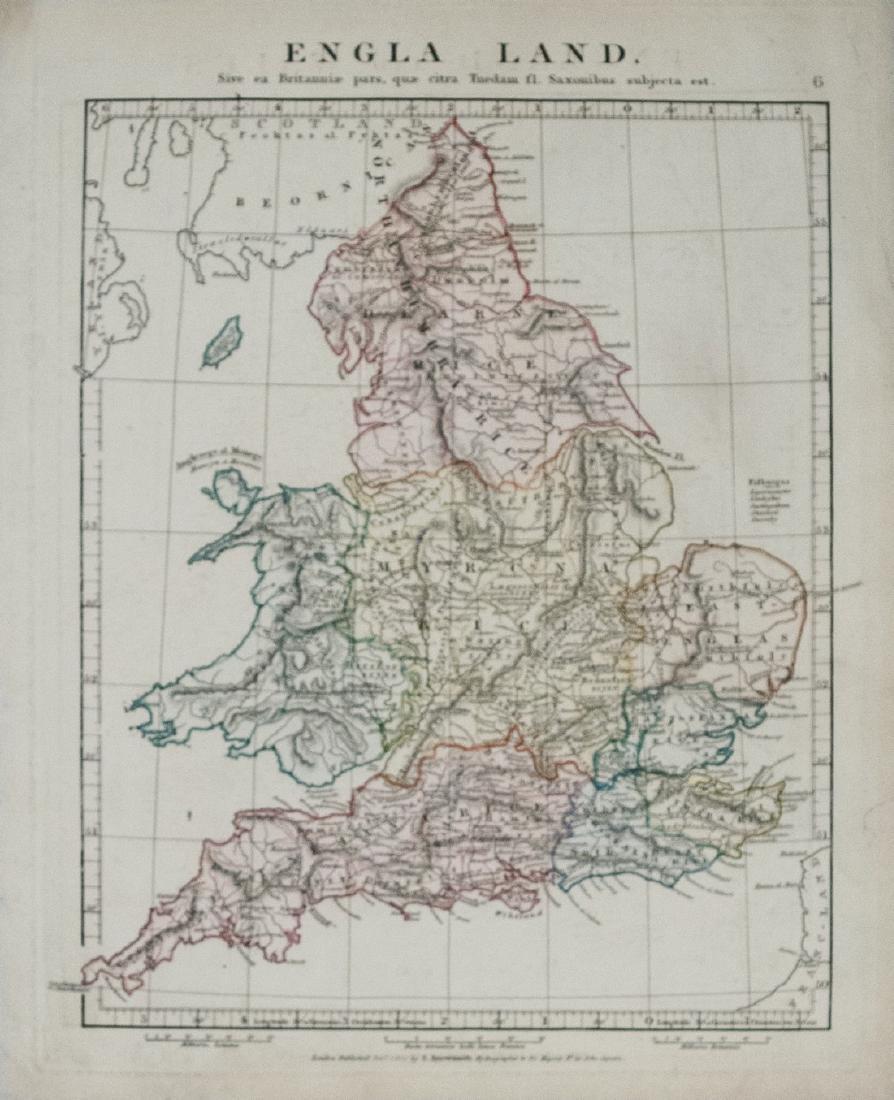 1828 Arrowsmith Map of England and Wales -- Engla Land