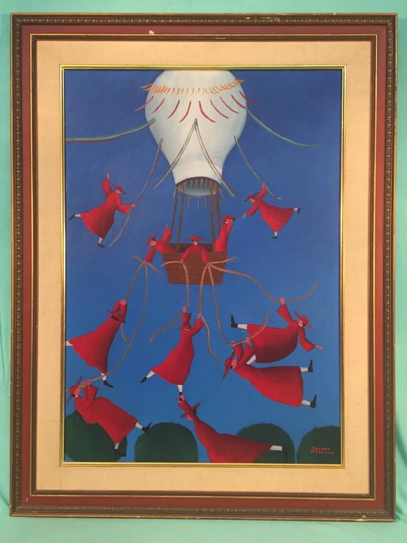 Eugenio Pieraccini Listed Italian Artist Beautiful Oil