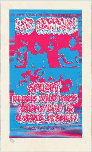 Led Zeppelin Detroit Poster