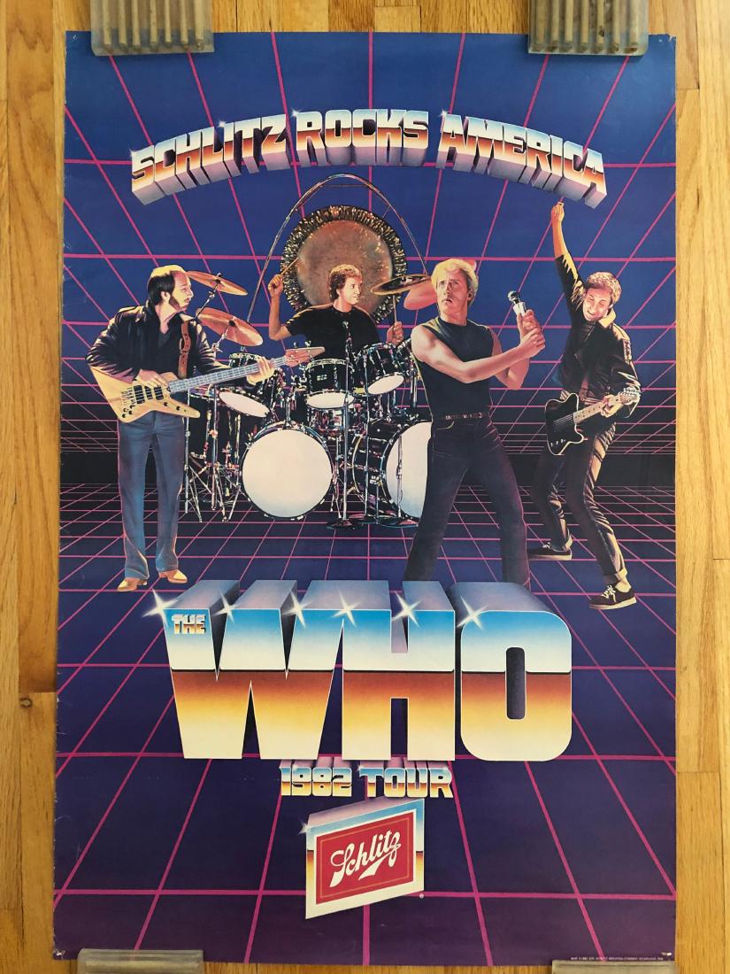 THE WHO 1982 TOUR POSTER