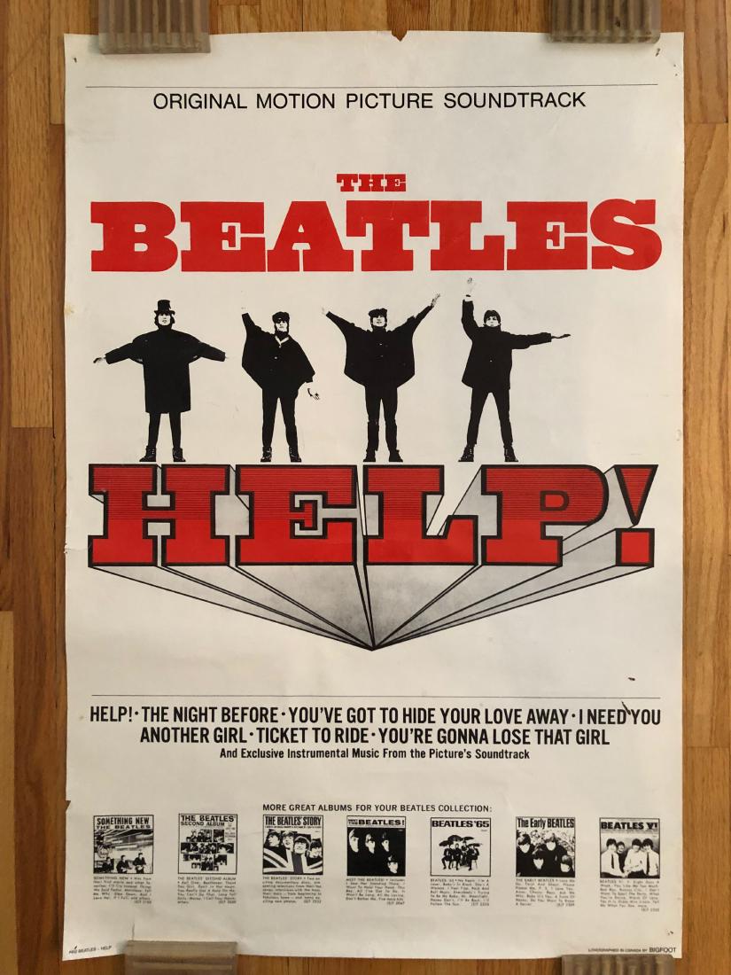 BEATLES HELP POSTER