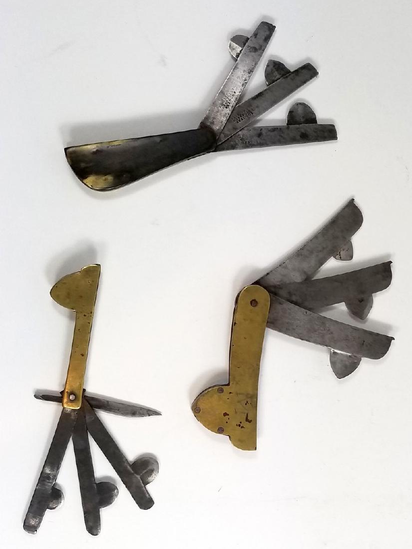 Lot of Early 19th Century Bloodletting Fleams