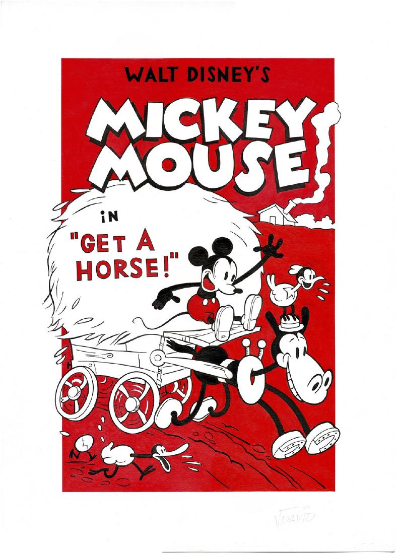 Mickey Mouse - Get A Horse - Original Poster