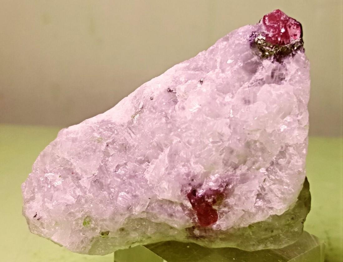 57.4 Grams Natural Ruby Specimen Combined With Pyrite