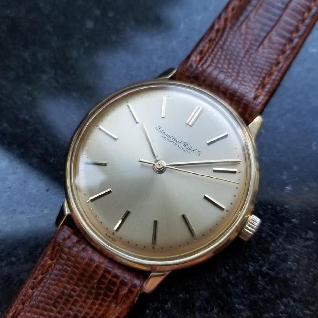 IWC Men's 18K Solid Gold cal.C402 Manual Hand-Wind