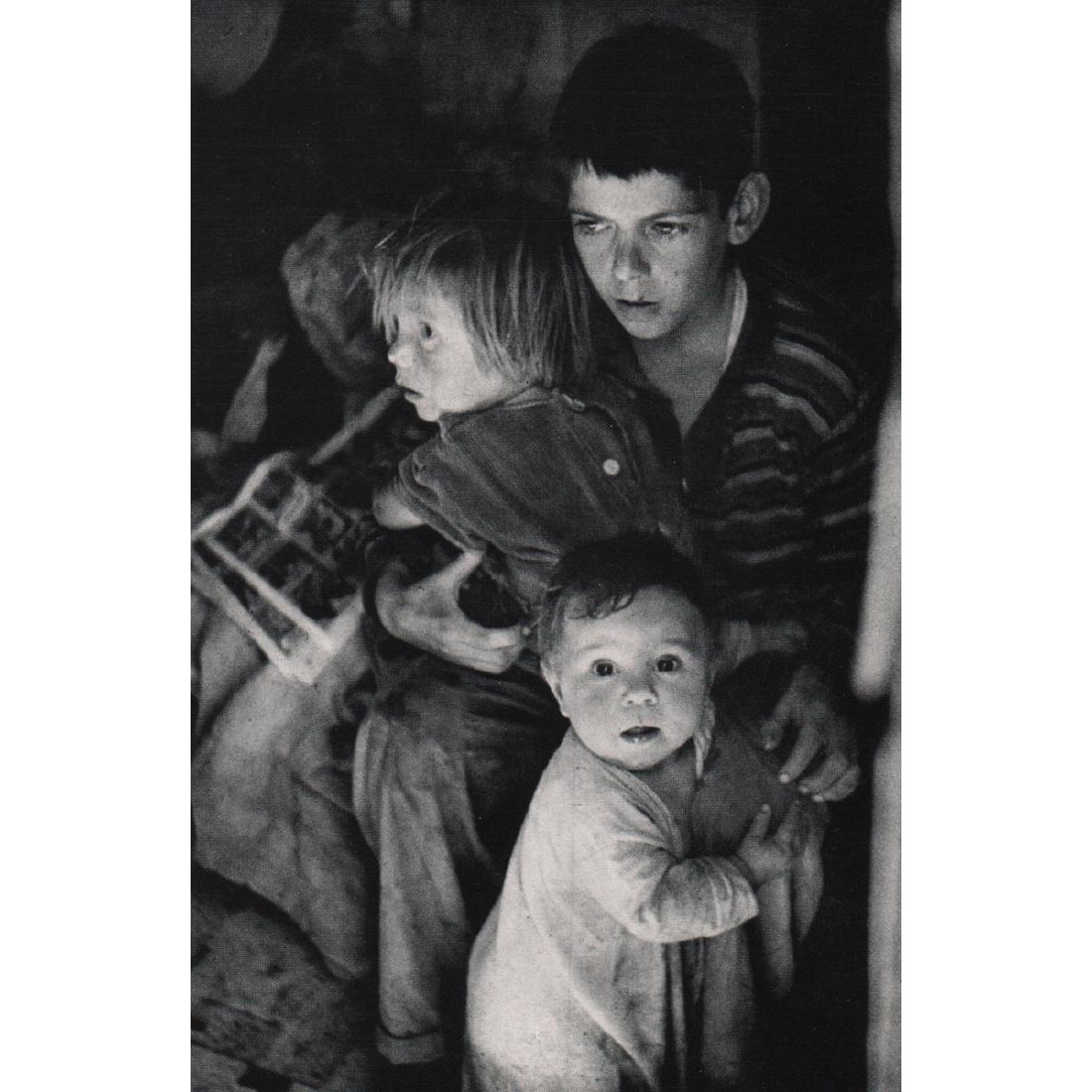 ANSEL ADAMS - Trailer Camp Children