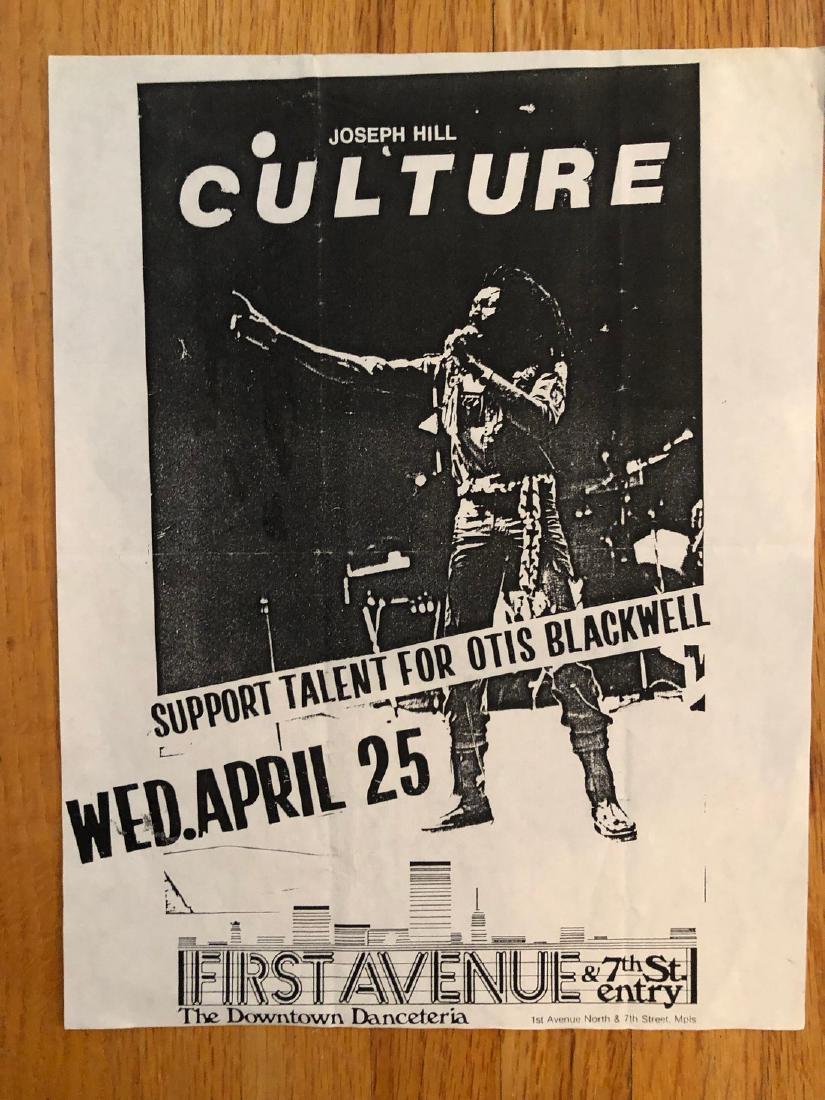 Joseph Hill Culture Handbill