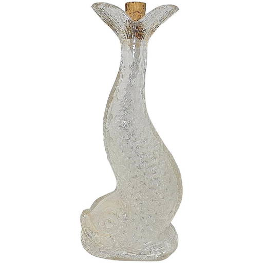 Vintage 1969 Dobsons Shad Ro Branco Fish Shaped Glass