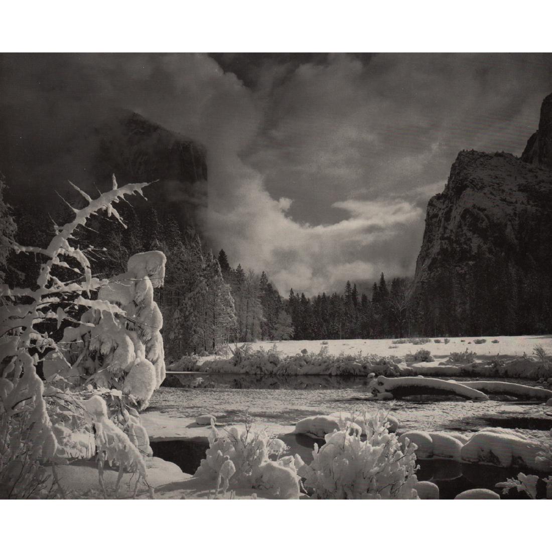 ANSEL ADAMS - Gates of the Valley, Winter