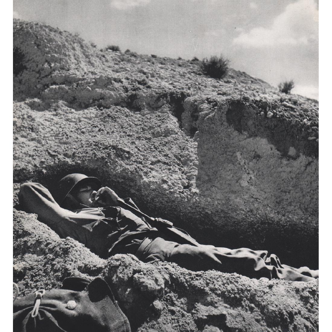ROBERT CAPA - Soldier in North Africa, WWII