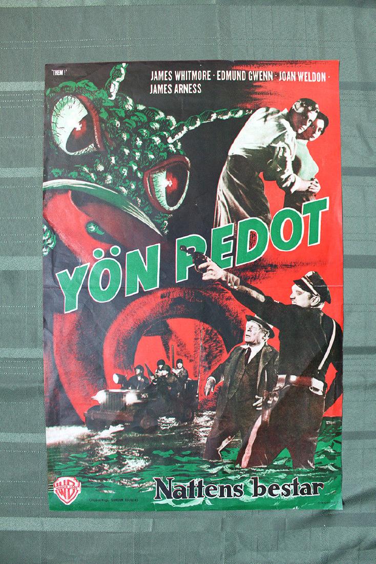 Yon Pedot 'Them' (USA, 1954) DANISH 10" x 16" Movie