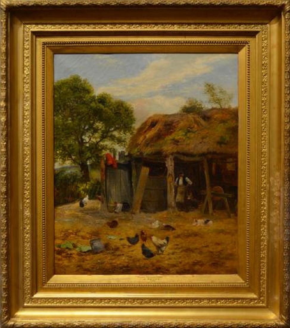 Alfred Banner oil on canvas Farm/Shropshire