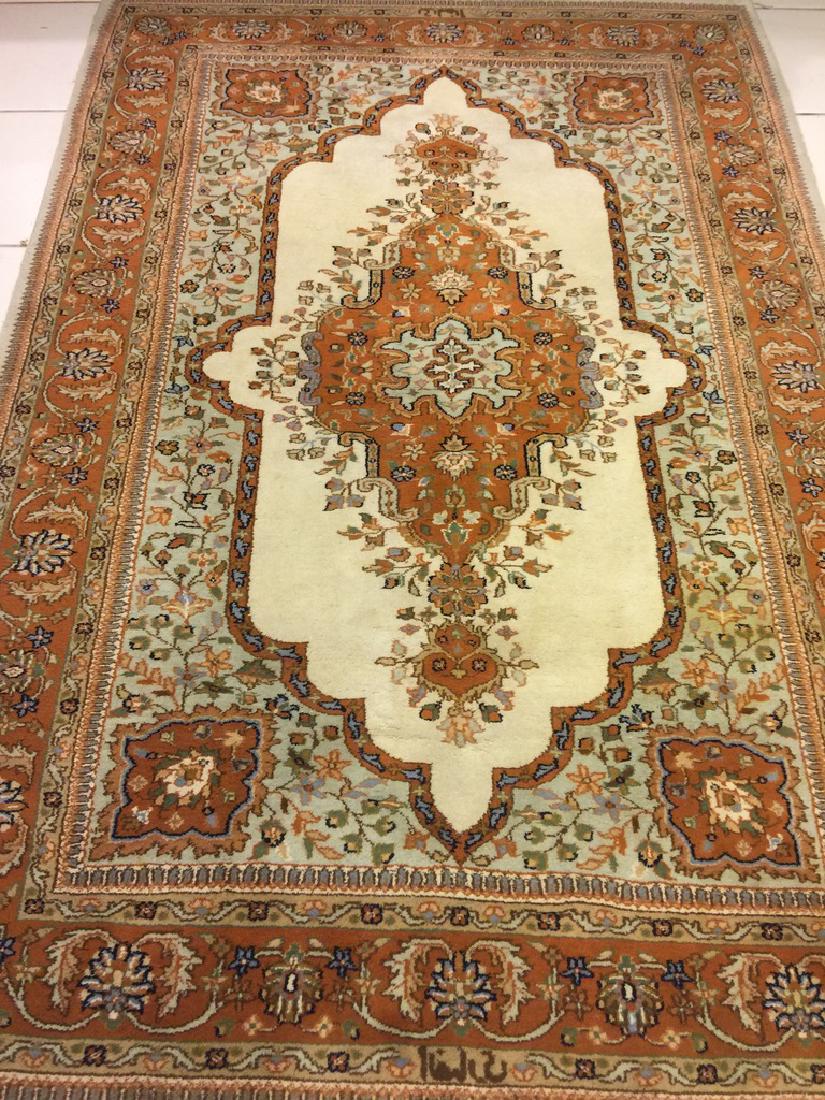 Semi Antique Persian Indo Tabriz Rug 8.7x5.7