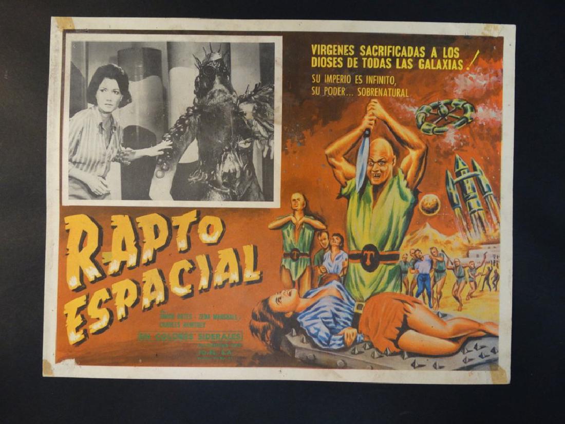 "Rapto Espacial" Vintage lobby card