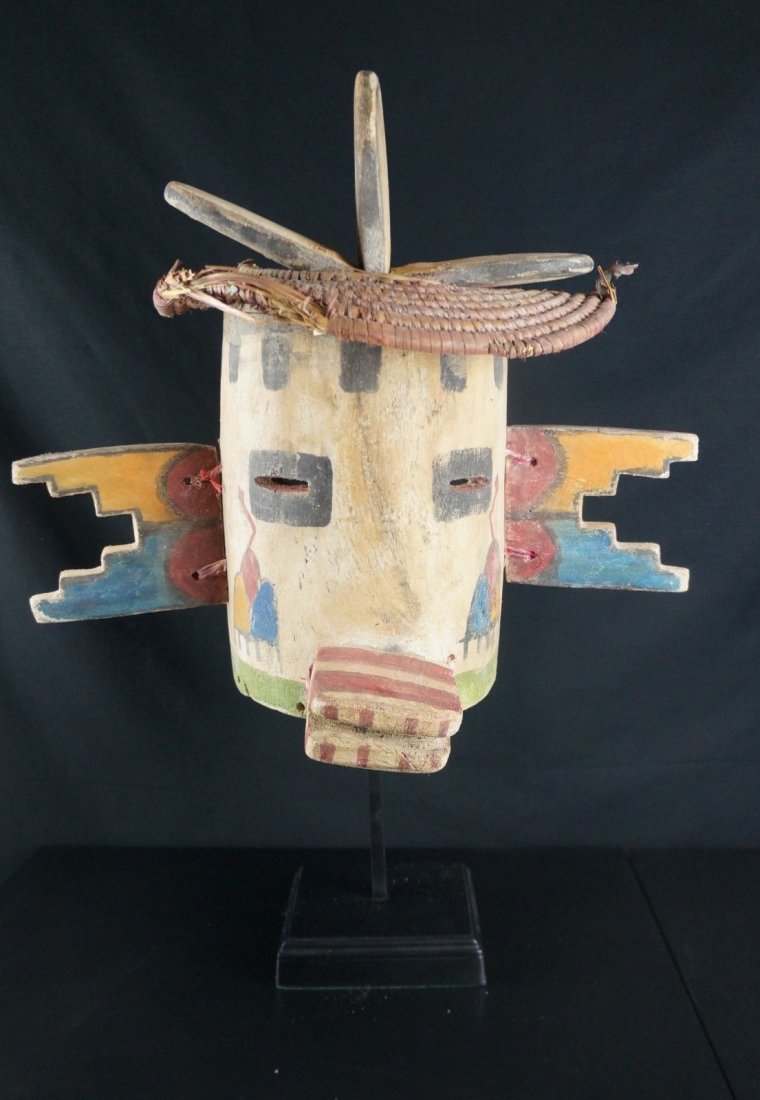 Antique Kachina MASK - PUEBLO - Native American Plain I
