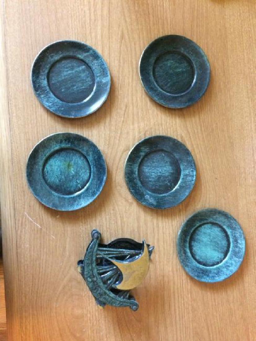 Antique Early Israeli Six Souvenir Plates Famous Maker