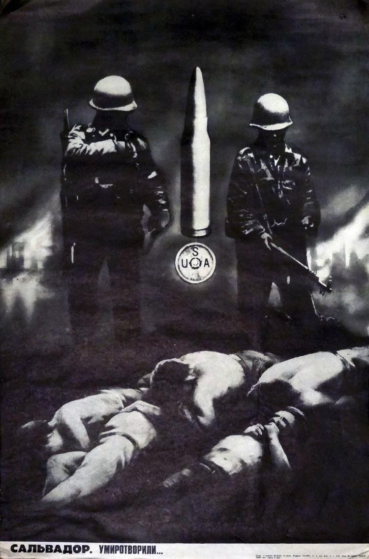 Russian Soviet Original Political Propaganda Poster