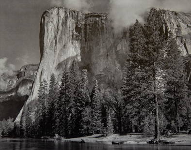 Ansel Adams (el Capitan, Winter) Glossy Photo Litho