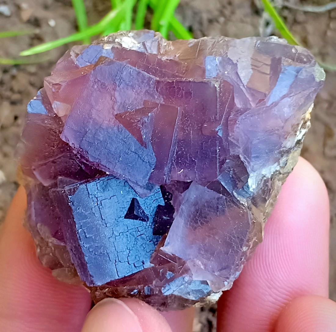 67 Gram Cubic Color Change Fluorite Specimen