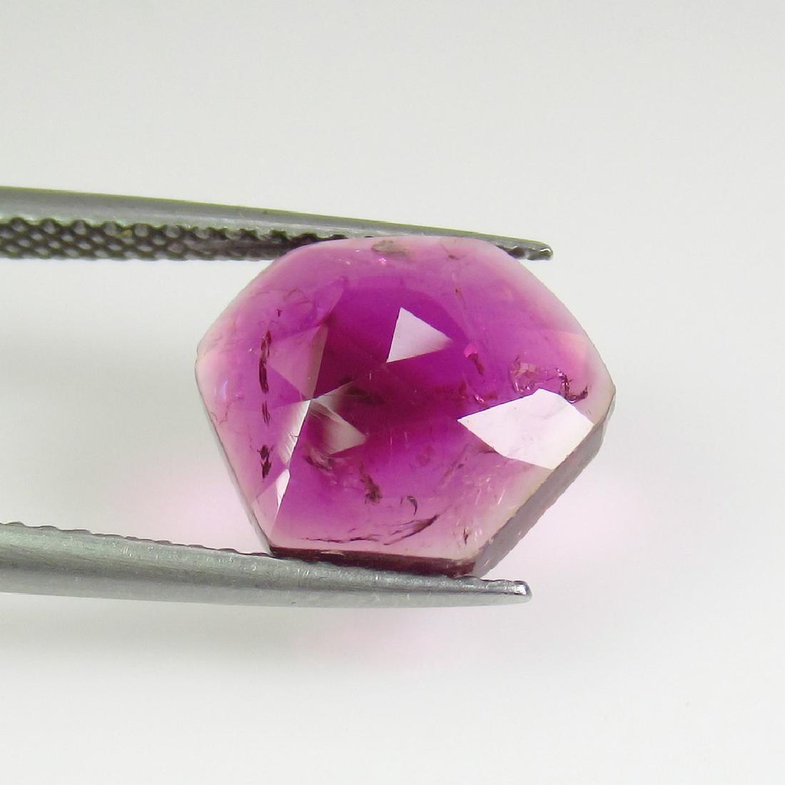 3.65 Ct Genuine Pink Tourmaline Fancy Carving