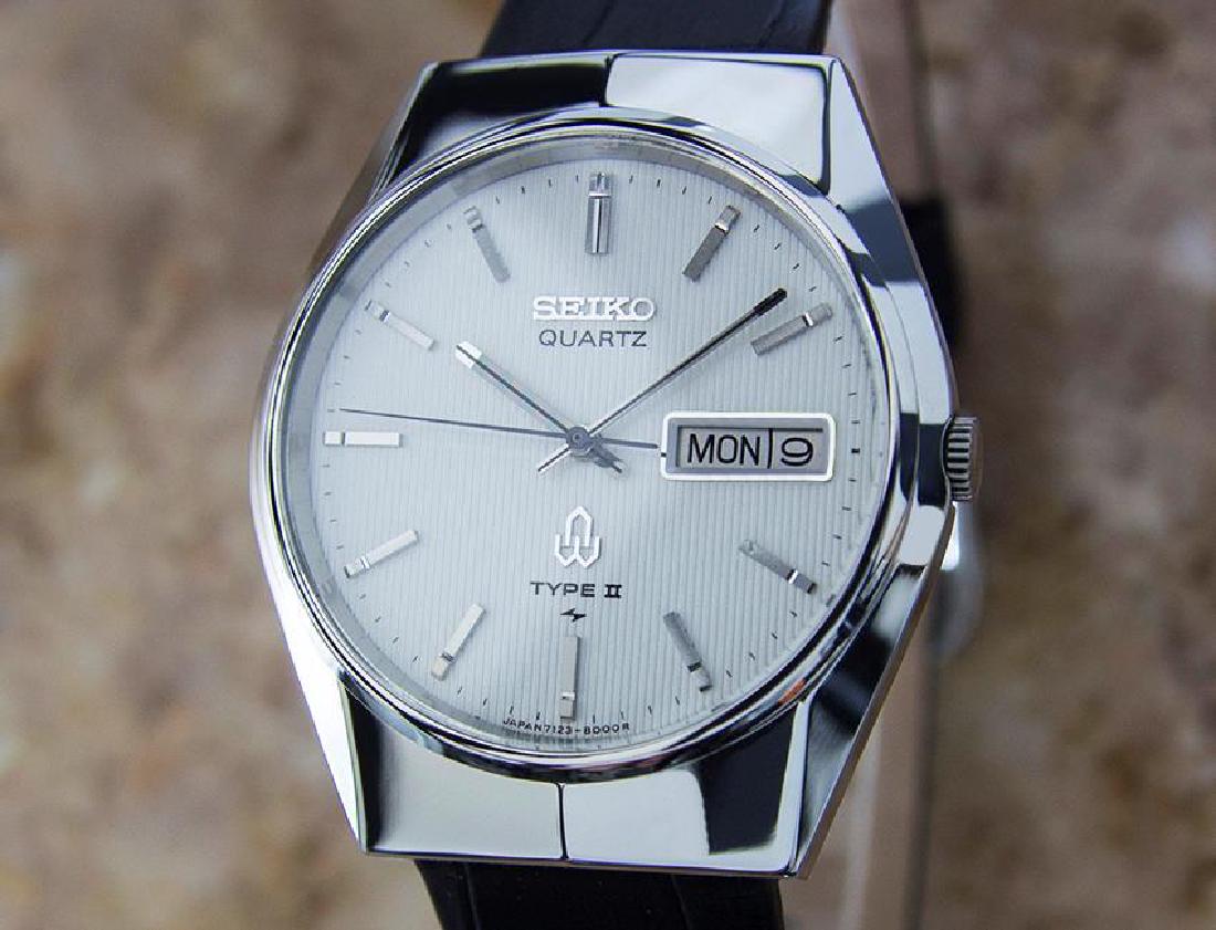 Seiko Type II Quartz 1980s Made in Japan Stainless