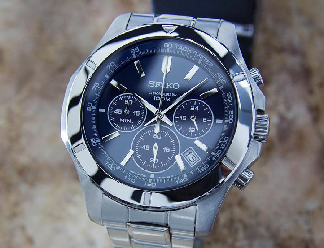 Seiko Chronograph Tachymeter Quartz Precision Made in