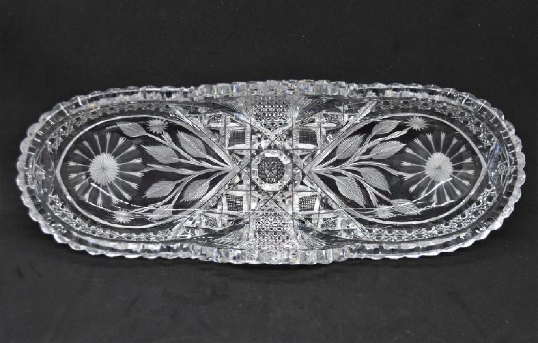 Cut Glass Nassau Pattern Celery Dish Signed J. Hoare - Jan 02, 2019 ...