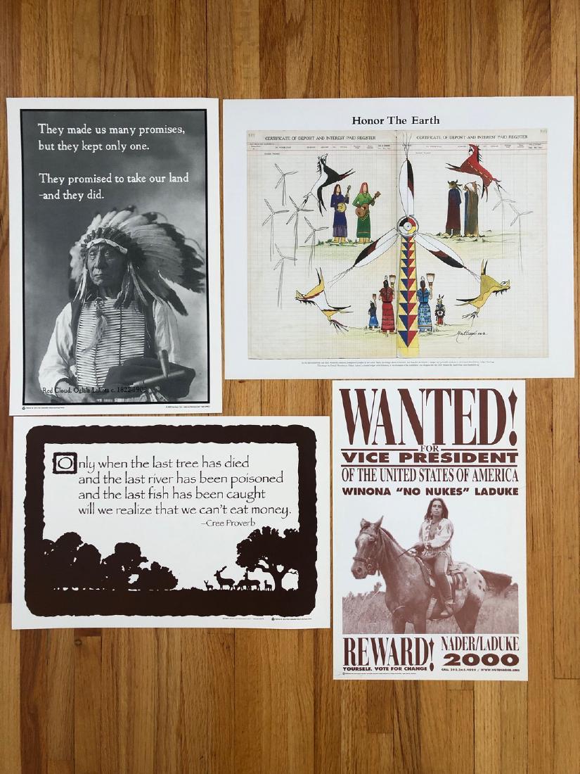 NATIVE AMERICAN POSTER COLLECTION - RARE NADER / LADUKE
