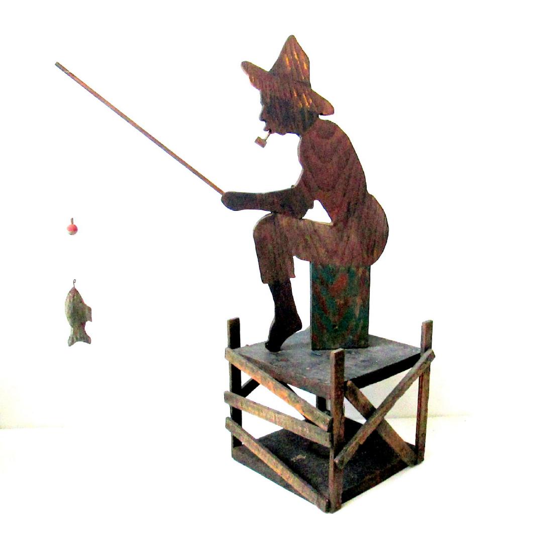 Folk Art Fisherman