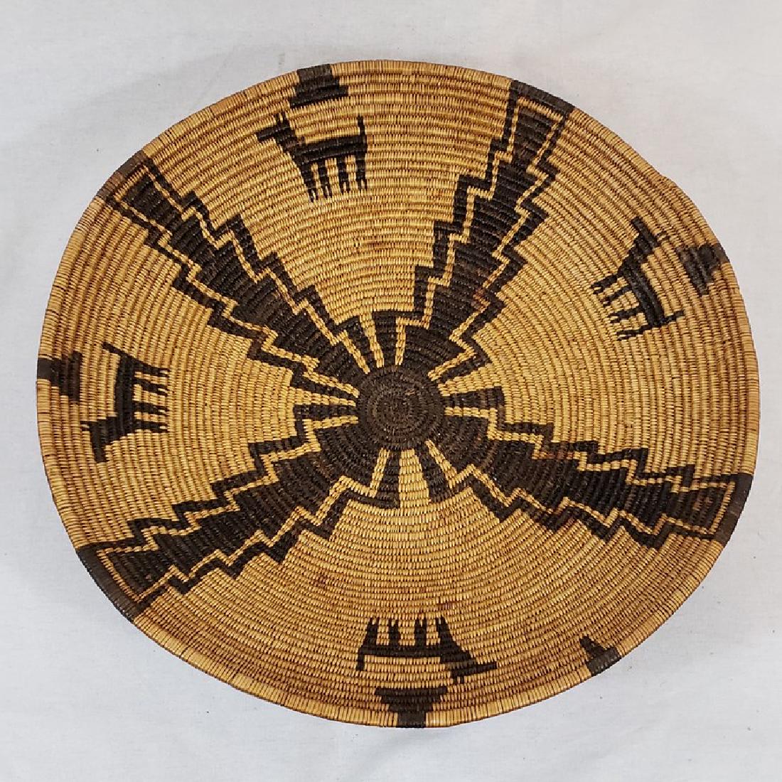 Apache Basket With Animals Ca 1930