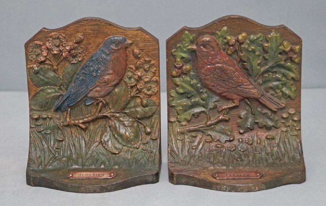 Songbird Eastern Blue Bird & Tanager B&H Bookends