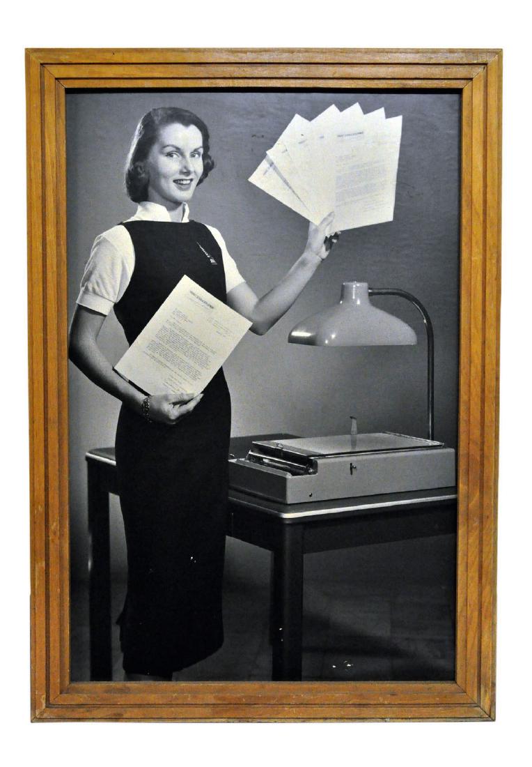 Framed 1956 Kodak Verifax Copier Ad I