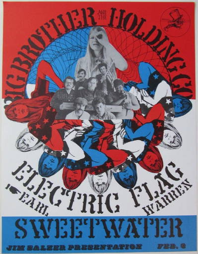 Big Brother & The Holding Company Jim Salzer Poster