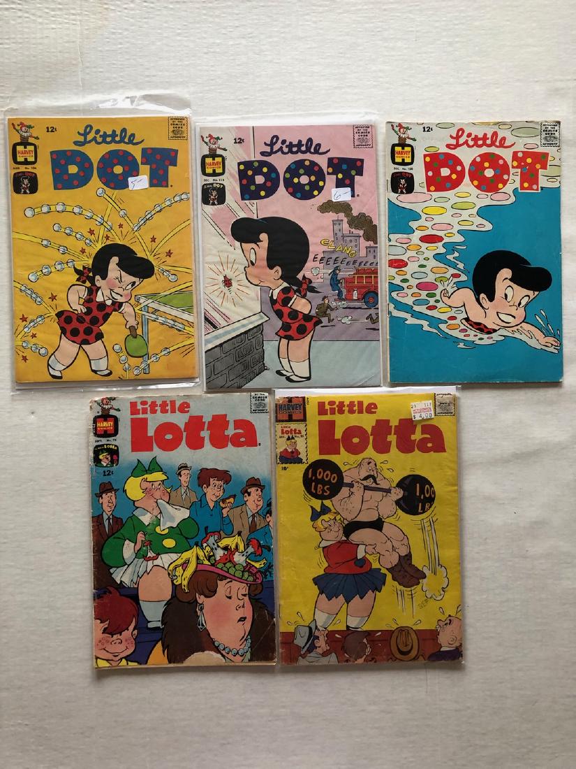 LITTLE DOT & LITTLE LOTTA COMIC LOT