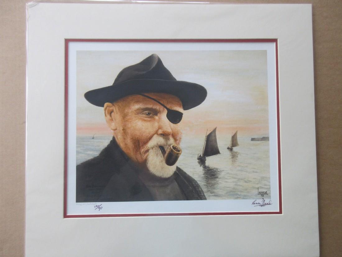 Lance Neal (American) King of Claddagh Print Signed