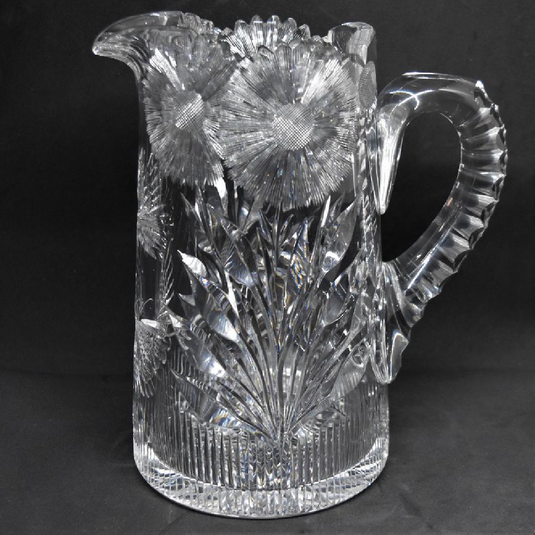 Pairpoint Early Daisy Cut Glass Pitcher Butterflies - Feb 19, 2019 ...