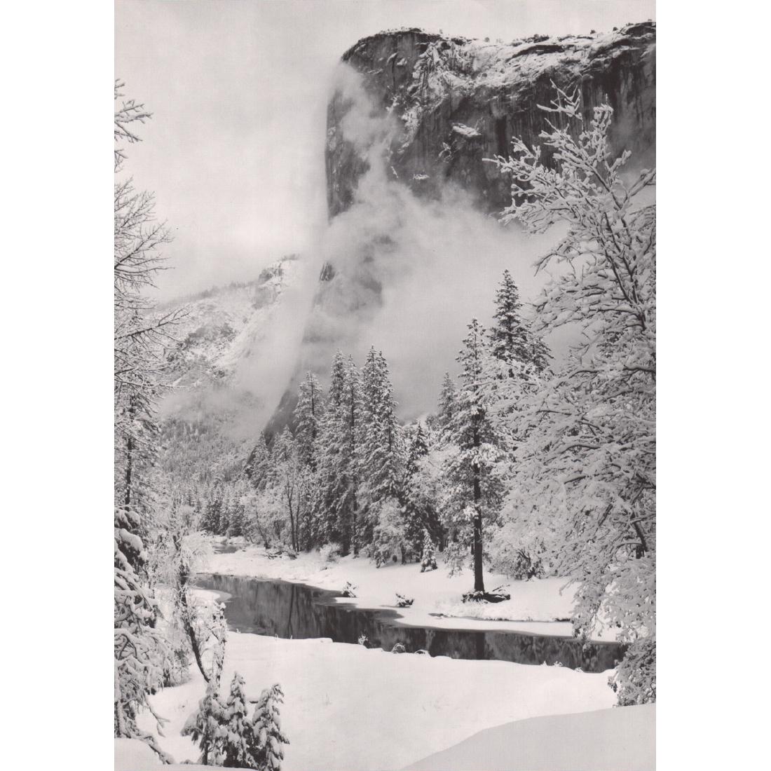 ANSEL ADAMS - El Capitan - Winter